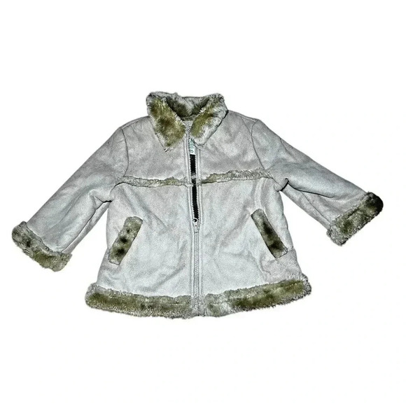 Vintage | Other | Vtg Fake Suede Shearling Penny Lane Jacket 8m Euc ...